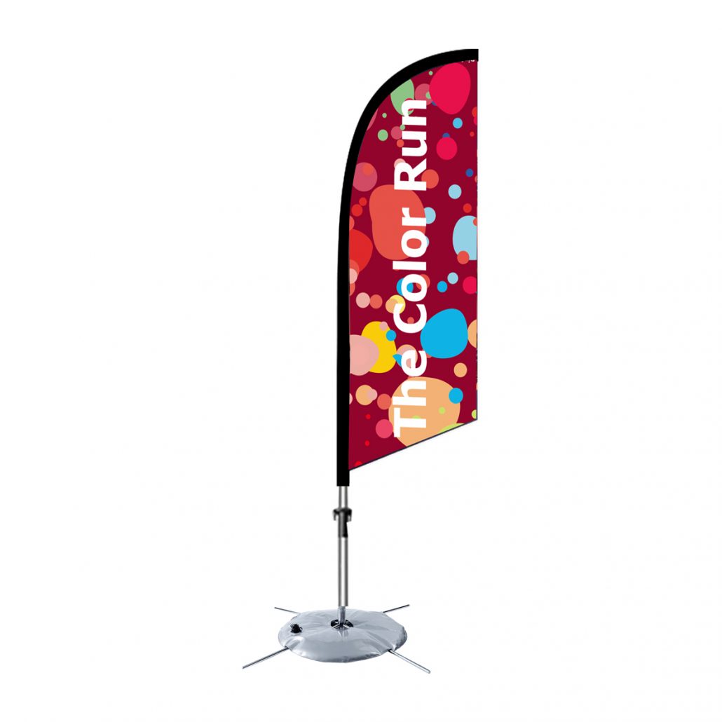 Small Teardrop Flag 2.3m - Flag Signs NZ | Teardrop Flag Banners ...