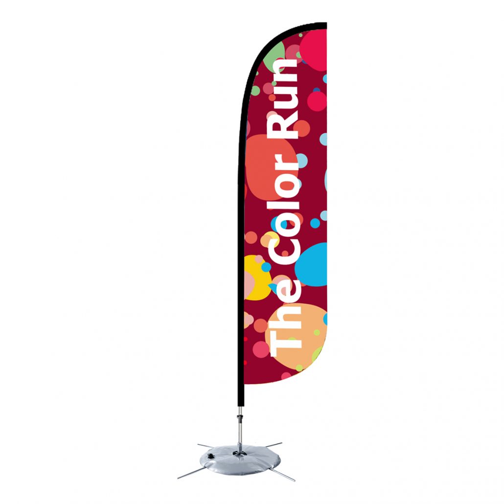 Medium Feather Swell Flag 3.5m - Flag Signs NZ | Teardrop Flag Banners ...