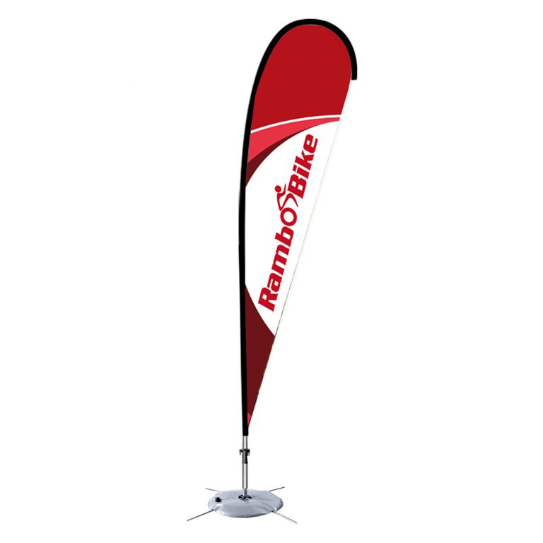 Medium Feather Surf Flag 3.5m - Flag Signs NZ | Teardrop Flag Banners ...