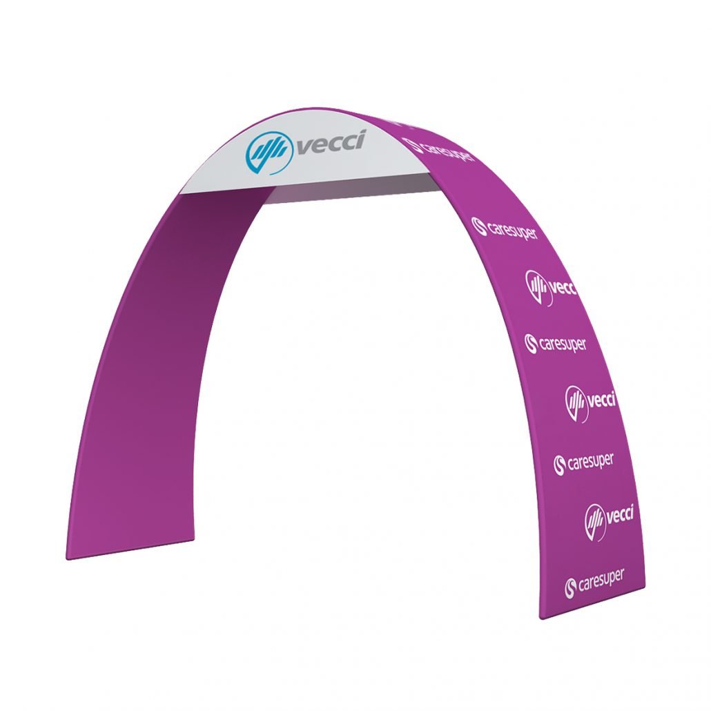Singular Arch - Flag Signs NZ | Teardrop Flag Banners | Footpath Signs