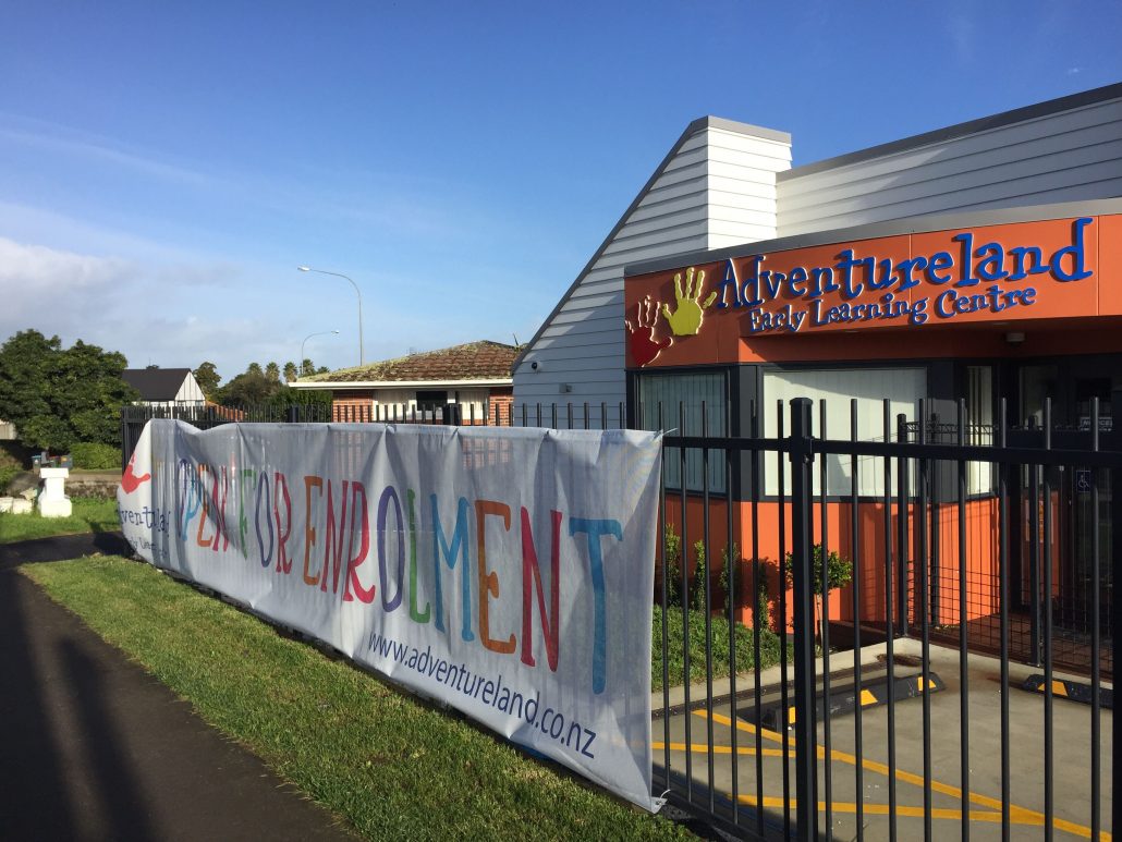 Outdoor Mesh Banners / Fence Mesh Banners - Flag Signs NZ | Teardrop ...